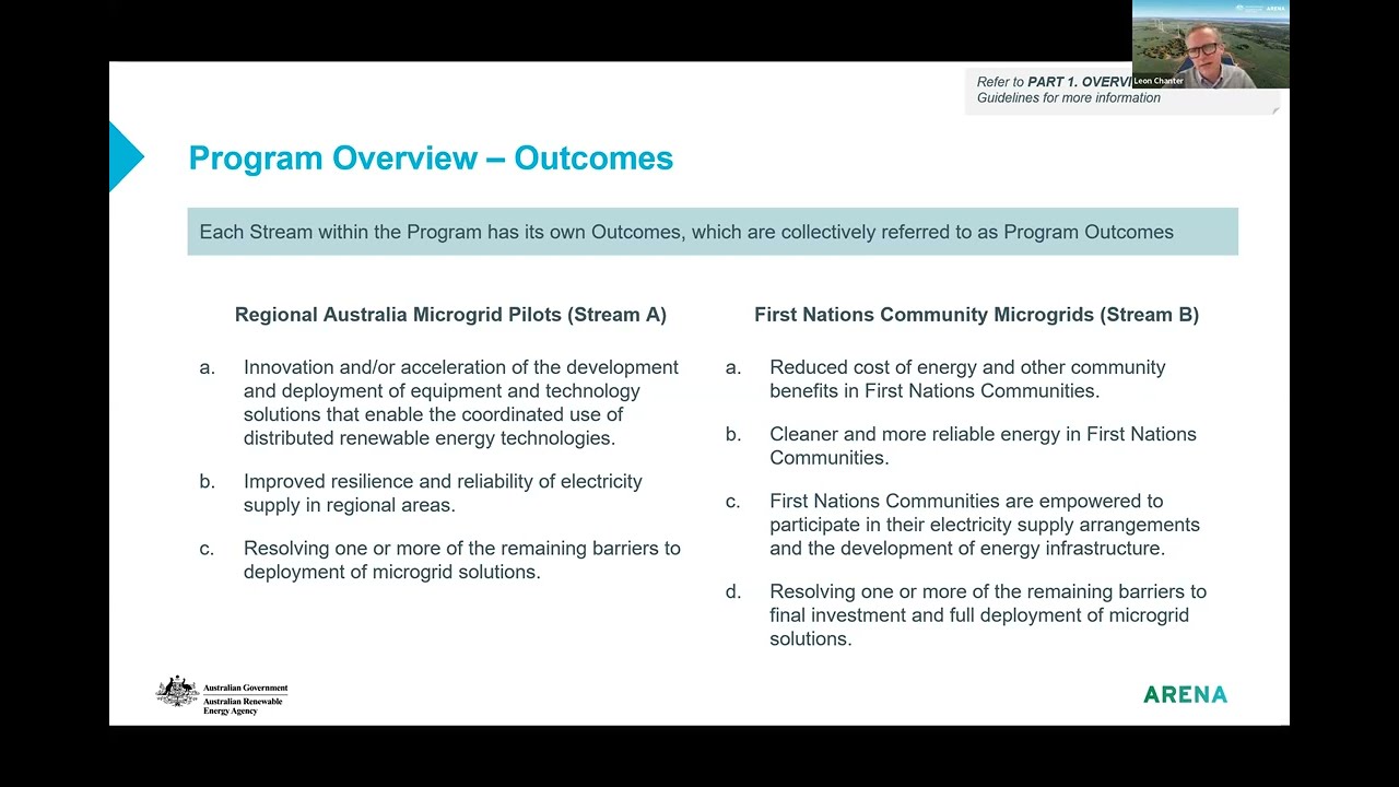 Regional Microgrid Program Launch Webinar