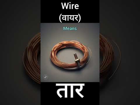Wire hindi meaning