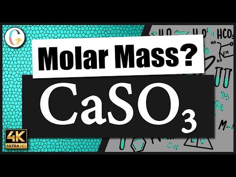 How to find the molar mass of CaSO3 (Calcium Sulfite)