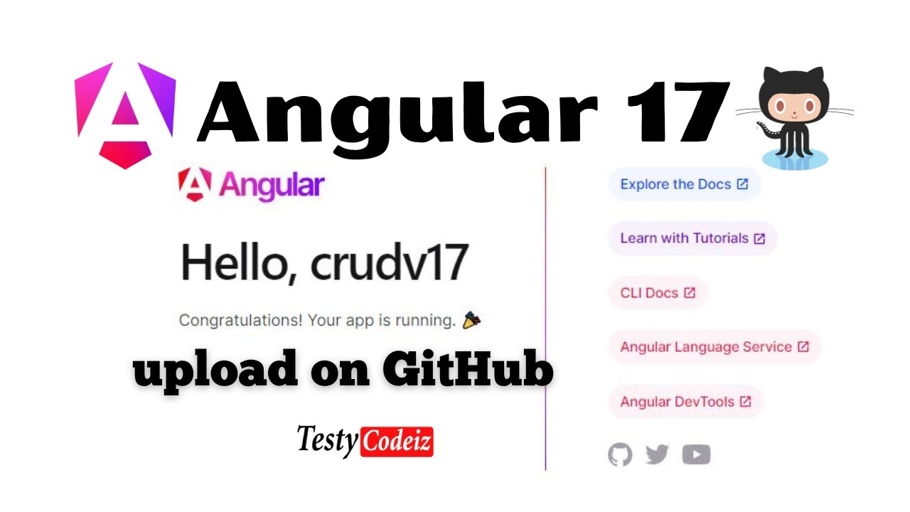 Angular 17 CRUD Application from scratch | Project Details and upload on GitHub