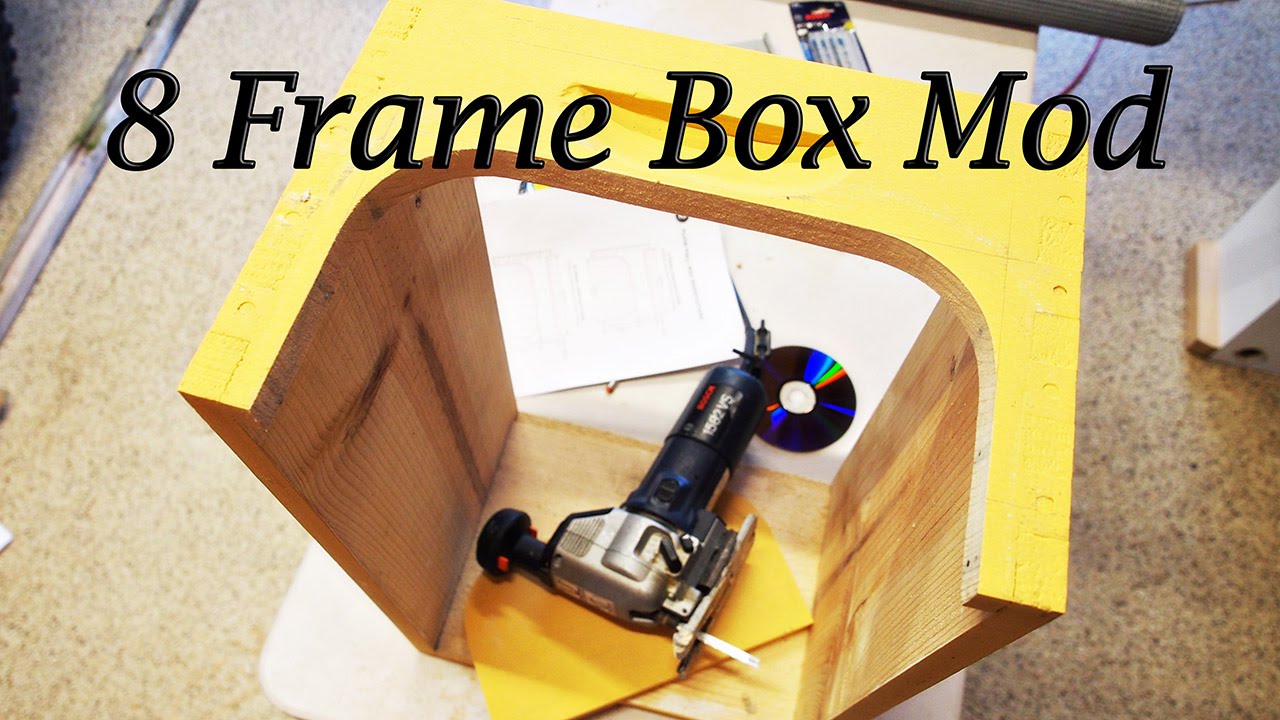 8 Frame Deep Box Mod for Flow Hive Frames