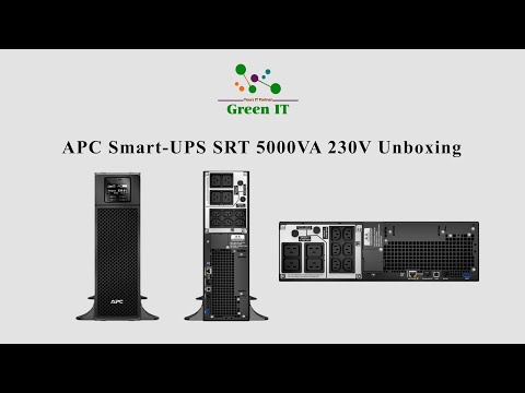 APC Smart-UPS SRT 5000VA 230V Unboxing