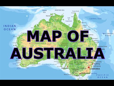 MAP OF AUSTRALIA