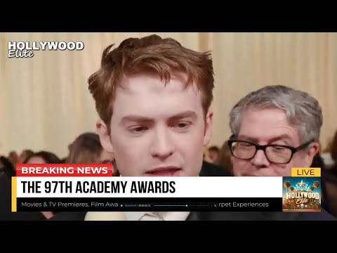 Kit Connor Shares His Support for 'The Wild Robot' at the Oscars