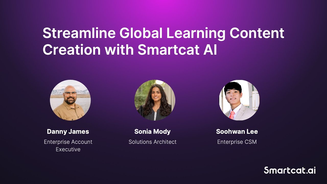 Webinar - Streamline Multilingual Learning Content Workflows with Smartcat AI