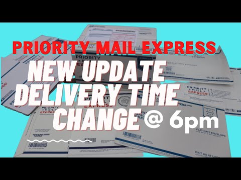 How | When It Changes The DELIVERY TIME For PRIORITY MAIL EXPRESS Postal Service Domestic Only 2021