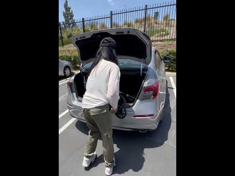 Loading Star Rollator Walker In and Out of Car #seniortravellers #rollator #walker #mobilitytips