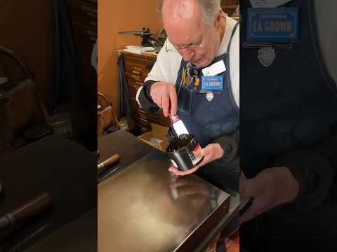 Rolling some Pantone PMS 7533c rubber base ink out to get ready for some letterpress printing.