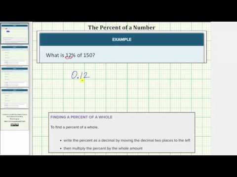 Find the Percent of a Number