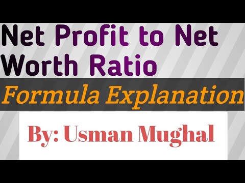 Net Profit to Net Worth Ratio | Net Profit to Net Worth Formula | Advance Accounting | Fatik Academy