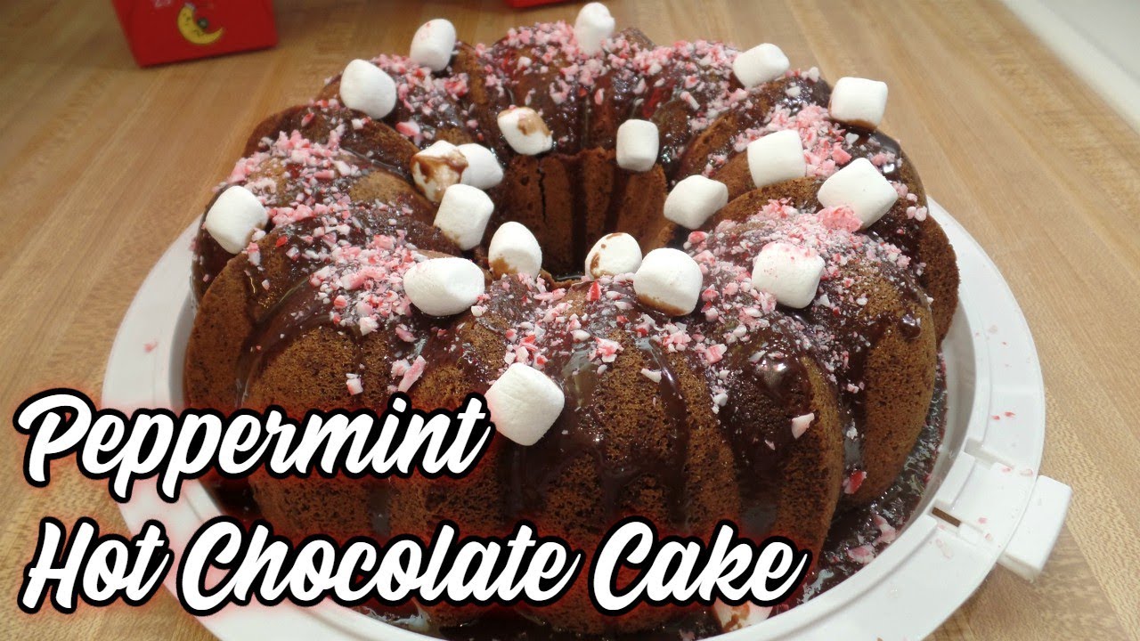 Peppermint Hot Chocolate Cake | Holiday Recipes