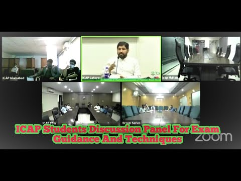 ICAP Students Panel Discussion for Exam Guidelines.#icap #caf #afc #ca #newscheme2021