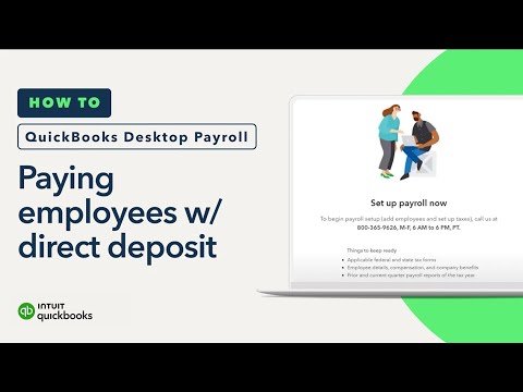How to pay employees with direct deposit in QuickBooks Desktop Payroll