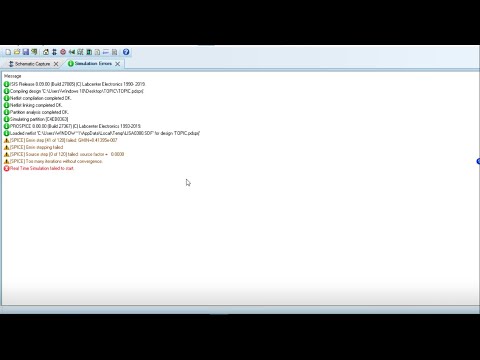 Real Time Simulation failed to start fix proteus