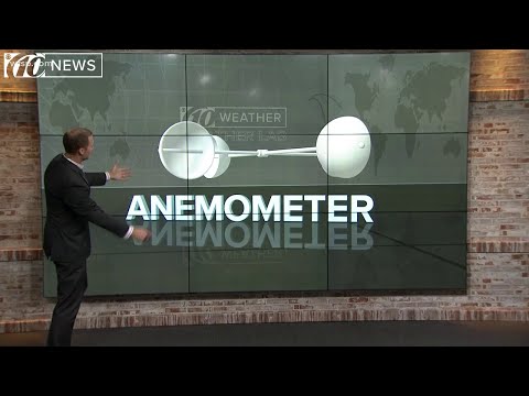 How are wind speeds measured?