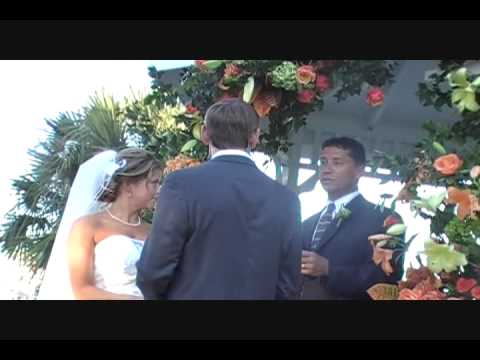 Boswell Wedding Vows pronouncement man and wife