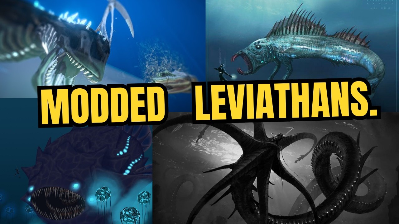 Ranking TERRIFYING Modded LEVIATHANS in Subnautica!