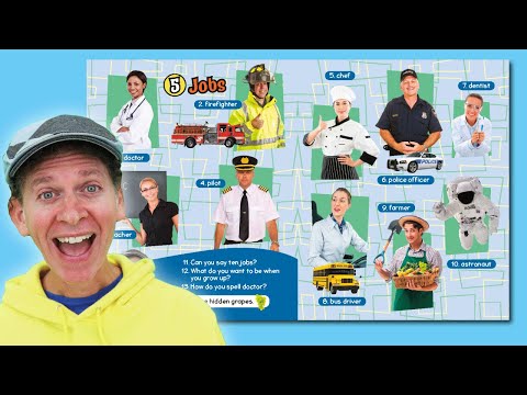 Jobs | My First 100 Words With Matt Book | Chapter 5 | Dream English Kids