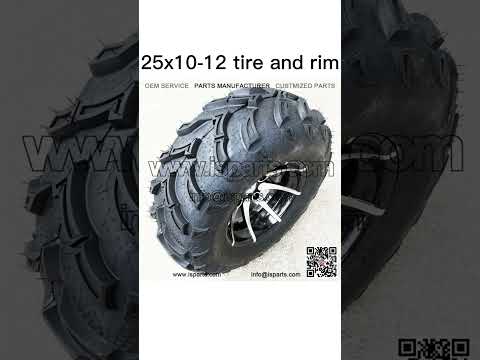 25x10-12 tire and rim for ATV UTV GOLF CART QUAD BIKE BUGGY GO KART TRAILERS