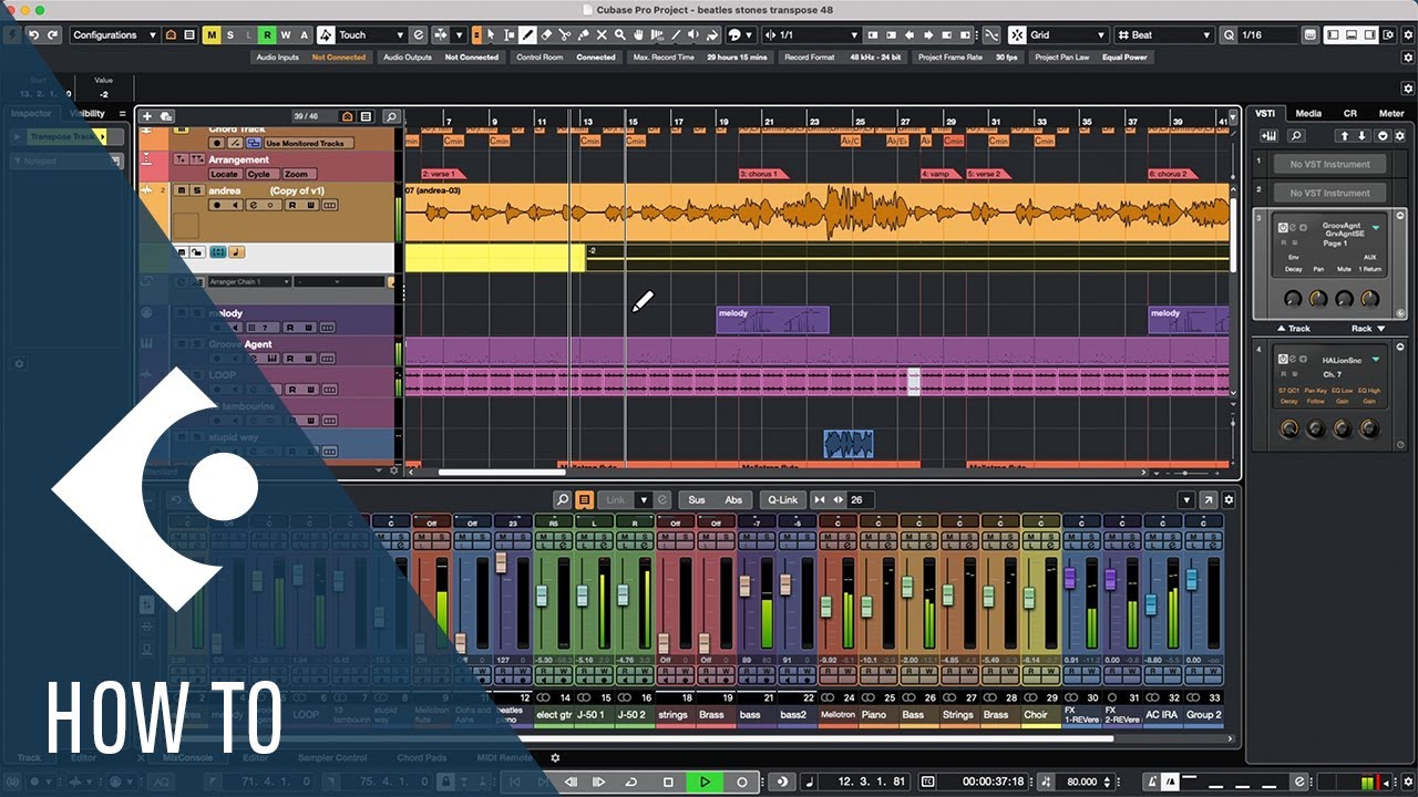 Workaround Transponierung - Cubase - Steinberg Forums