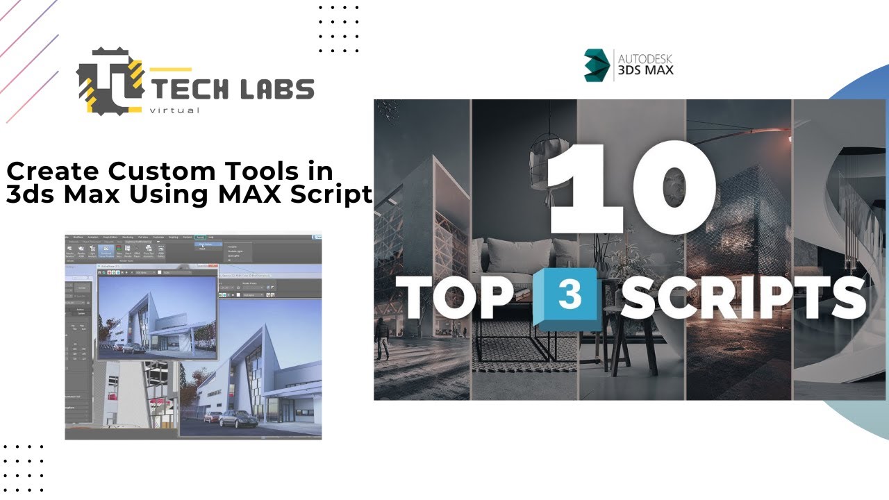 Create Custom Tools in 3ds Max Using MAX Script | 4-Floor Generator l Full Tutorial
