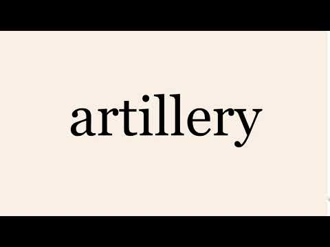 artillery