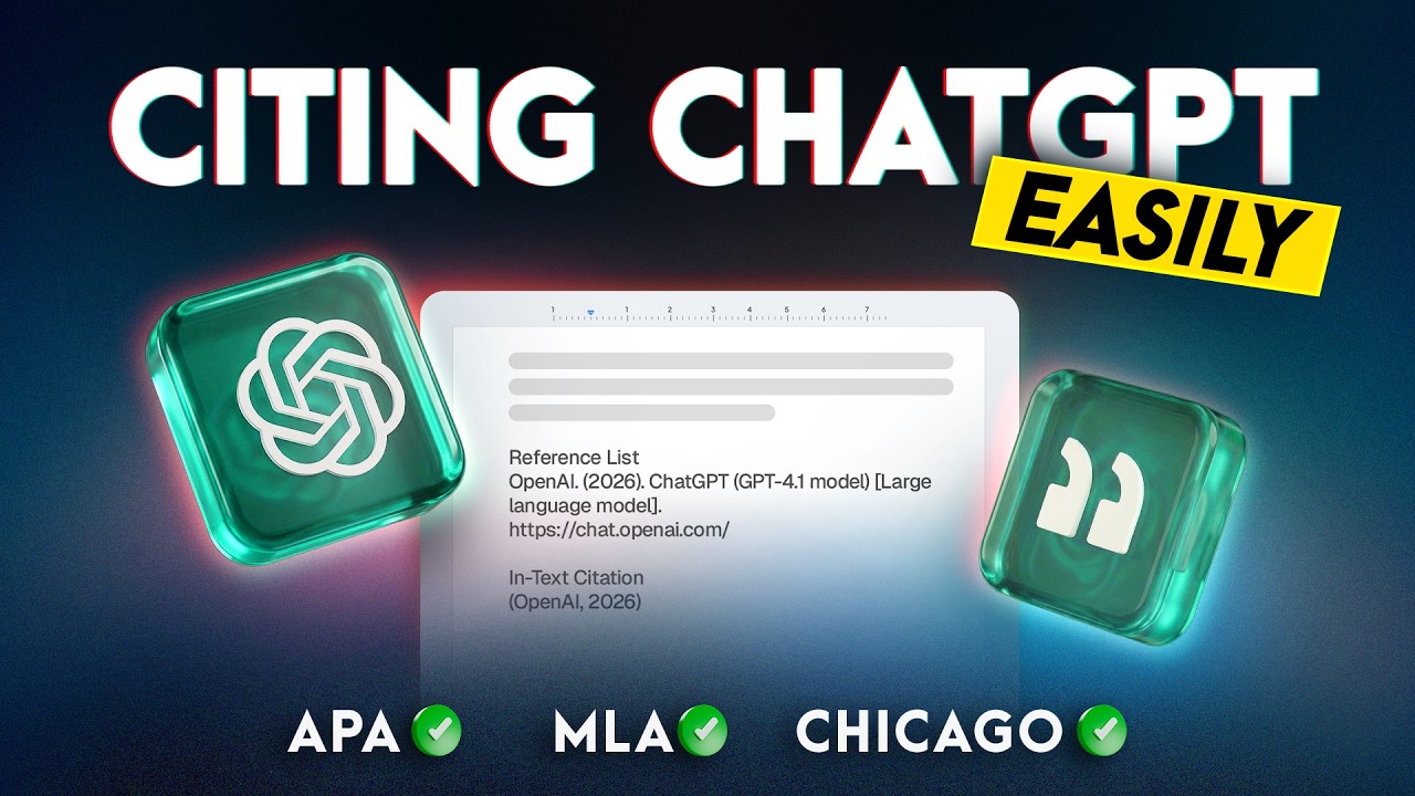How to Cite ChatGPT in 2026: APA, MLA, and Chicago (Student Guide)