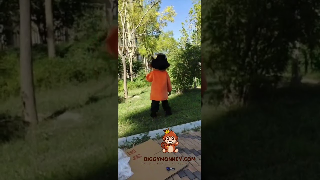 Eye Patch Cartoon Character BiggyMonkey Mascot Costume with Outfit Birthday Party Cosplay