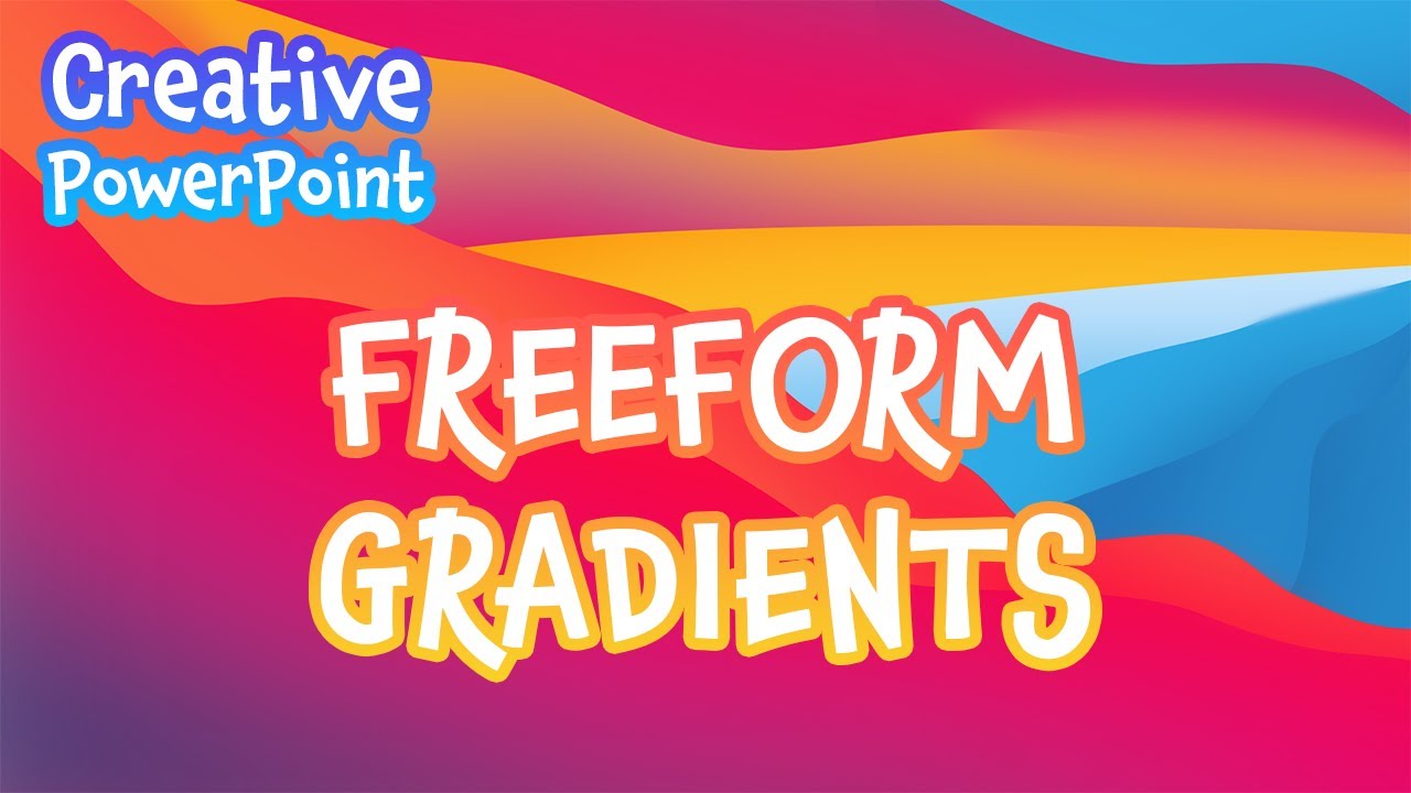 A secret PowerPoint feature: the freeform gradient