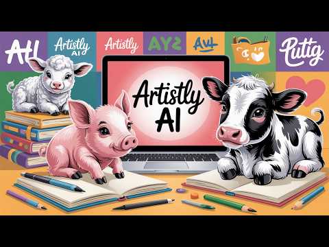 🦊 How I Sold a Woodland Farm Animal Clipart Bundle on Etsy with Artistly AI (Full Walkthrough) 🐮