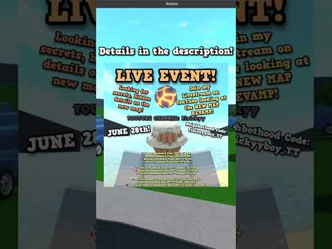 🚨LIVE EVENT 🚨 BLOXBURG MAP REVAMP EVENT! ☀️ #fyp #shorts #roblox #bloxburg