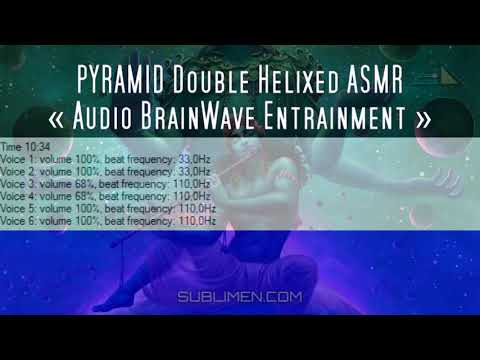 PYRAMID Double Helixed video photic strobe experimental - Kundalini