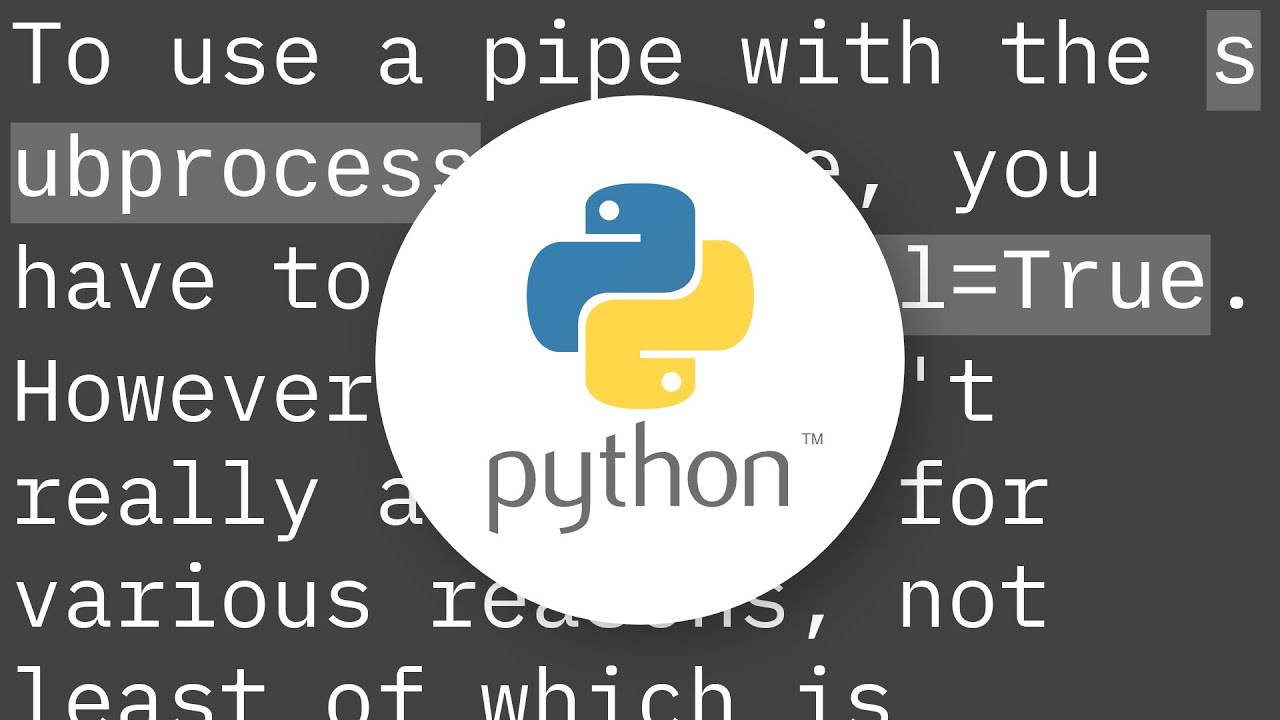 How to use `subprocess` command with pipes