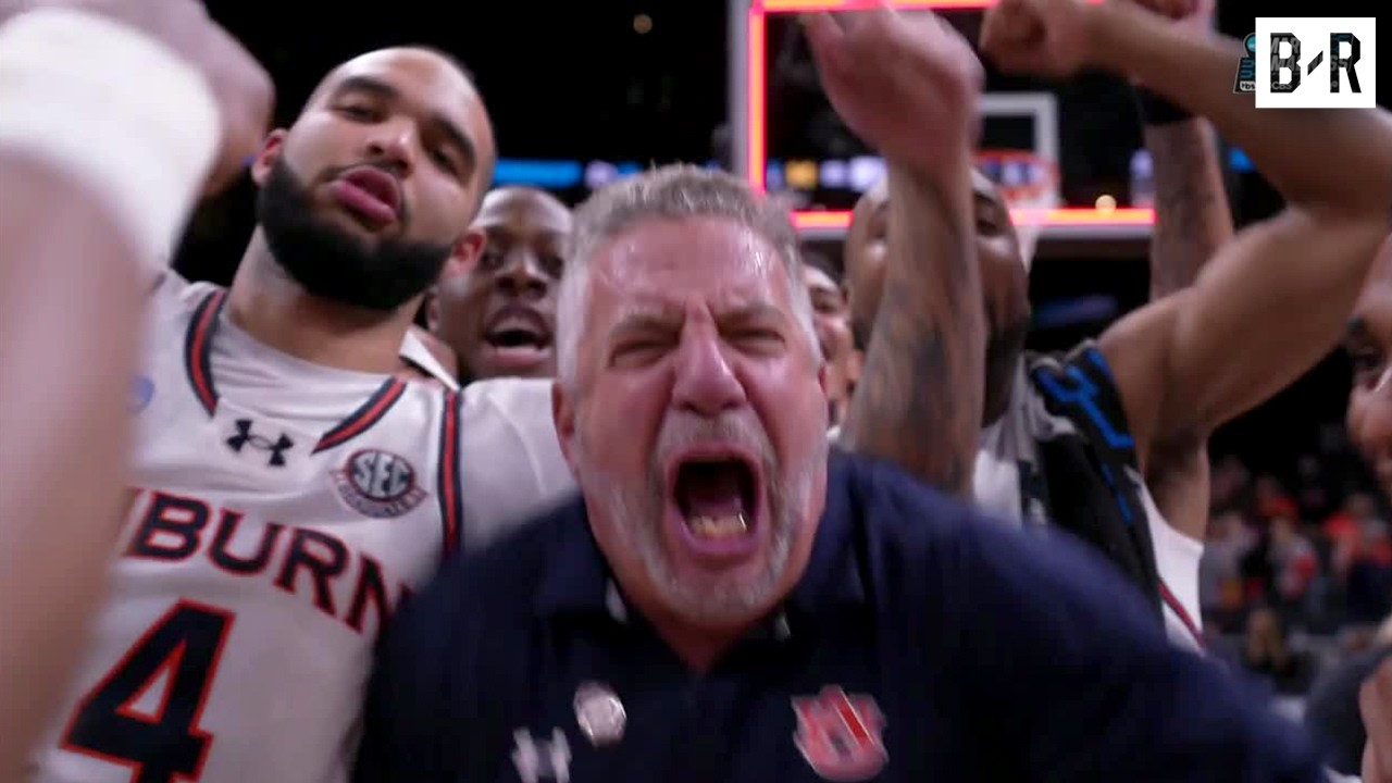 Auburn Players Crash Bruce Pearl's Interview After Advancing to Elite 8 | 2025 March Madness