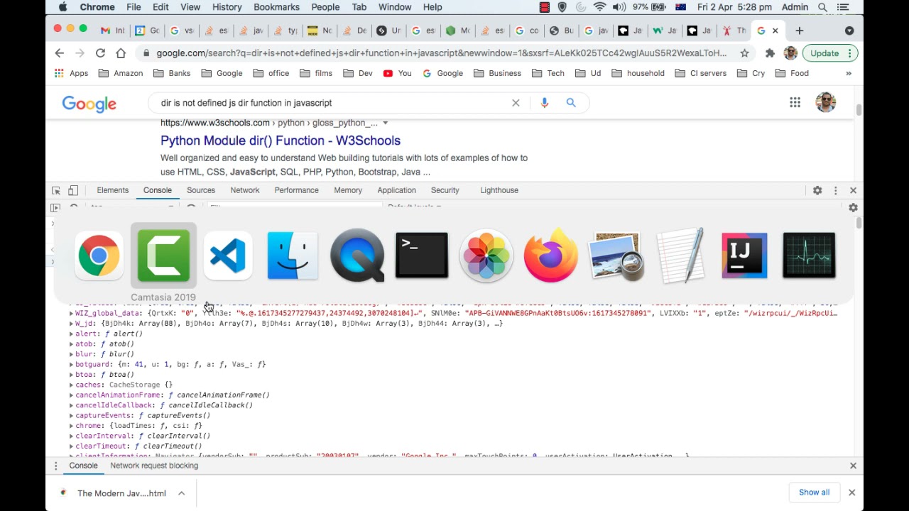 ReferenceError - dir is not defined in nodejs