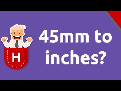 45mm to inches