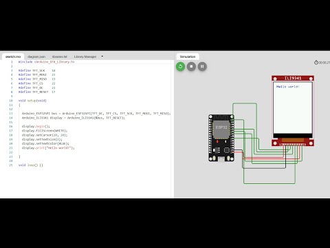 Graphic LCD ILI9341 Simulation with ESP32 – IoT Geek