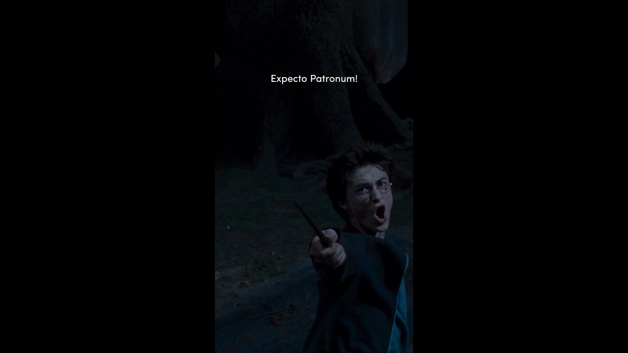 Harry casts his full Patronus #HarryPotter #SiriusBlack #Patronus