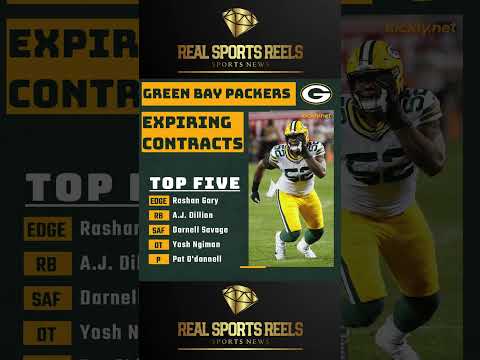 Green Bay Packers 2024 Expiring Contracts #nfl #shorts #packers