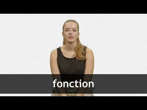 English Translation of “FONCTION” | Collins French-English Dictionary