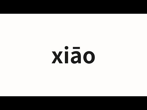 How to pronounce xiāo | 穘 (Bleak in Chinese)