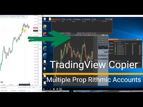 NinjaTrader Tutorial - TradingView trade copier to Rithmic and Tradovate funded prop firms