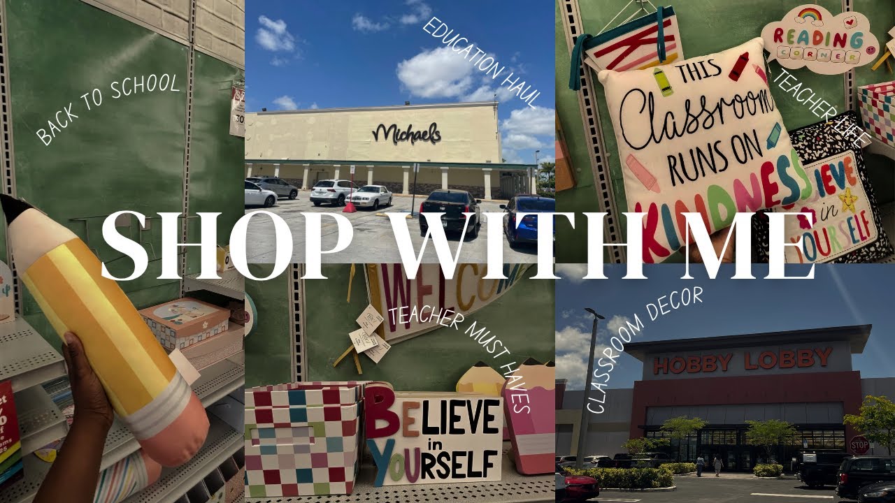 I Found the Best Classroom Decor at Michaels and Hobby Lobby!