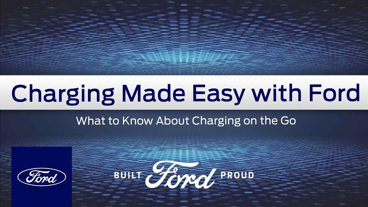 Things to know when using a public EV charging station | Ford How-To | Ford