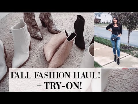 FALL STYLE WITH JUSTFAB | SWEATER DRESSES, BOOTIES, SKIRTS & MORE!!