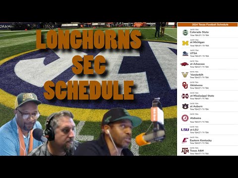 Texas Longhorns SEC Schedule
