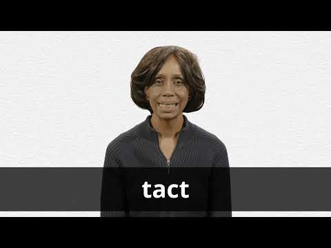TACT definition and meaning | Collins English Dictionary