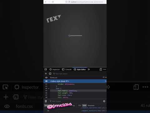 How I create Pattern on Curved Text made in HTML SVG CSS JS #shorts @jmc23id