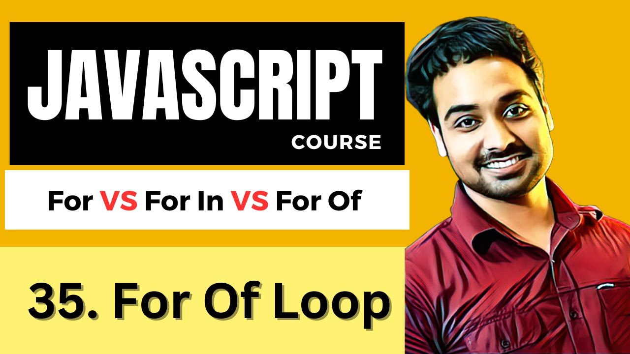 For  Of  Loop Javascript | Javascript Tutorial In Hindi #35