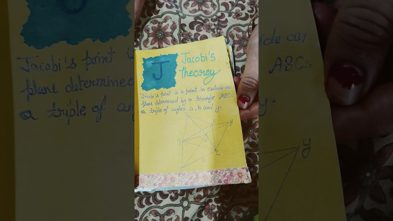 maths dictionary#schoolproject #art #diy